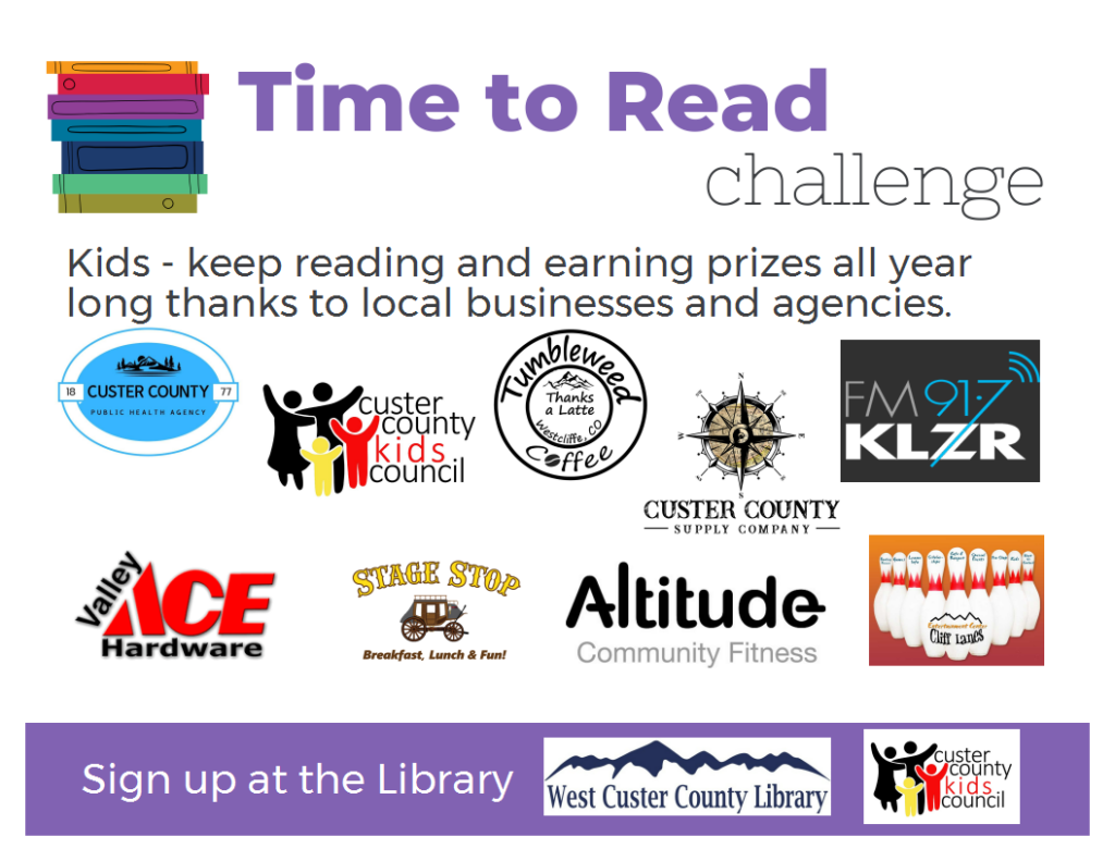 Time to Read Challenge | West Custer County Library District