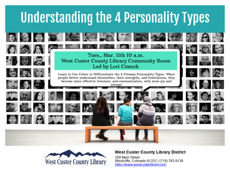 Understanding the 4 Personality Types | West Custer County Library District