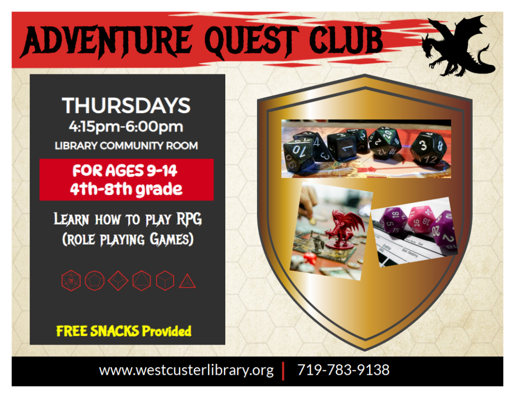 Adventure Quest Club | West Custer County Library District